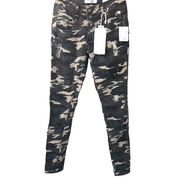 Harmony & Havoc | Jeans | Harmony Havoc 3 Camo Distressed Skinny High ...